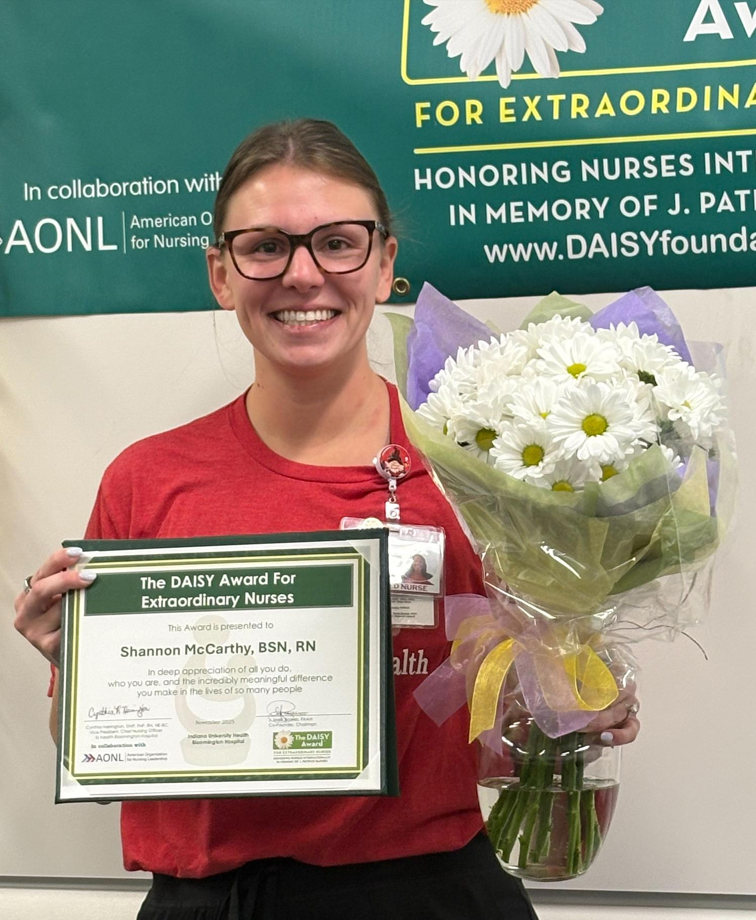 IU Health Bloomington DAISY nurse uses skills to do good | IU Health